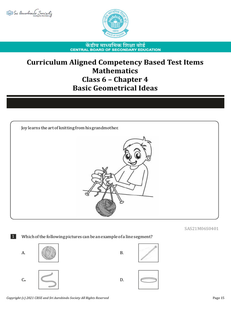 Basic Geometrical Ideas Class VI | PDF | Geometry | Shape