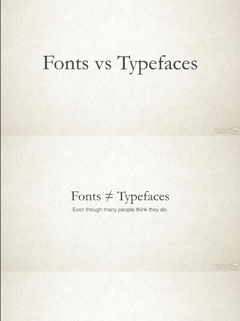 05 Typefaces vs. Font | PDF