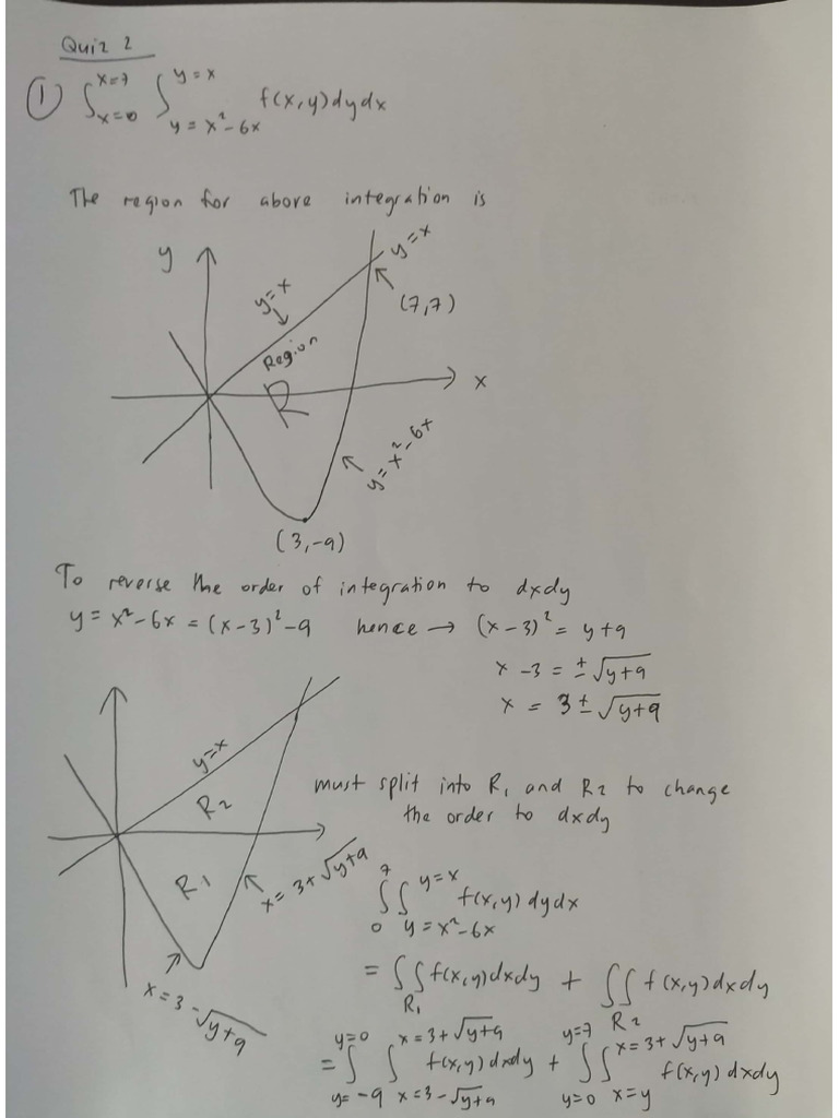 Quiz 2 Solution | PDF