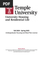 UCT 2024 Student Housing Handbook | PDF | Housekeeping | Fee