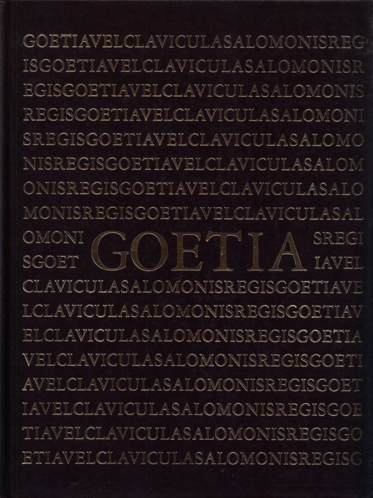 Aleister Crowley - The Book of The Goetia of Solomon The King | PDF ...