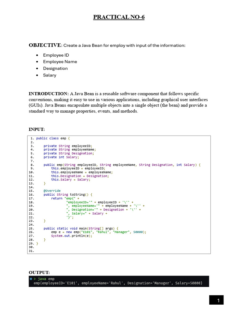 Practical-6 Resource | PDF