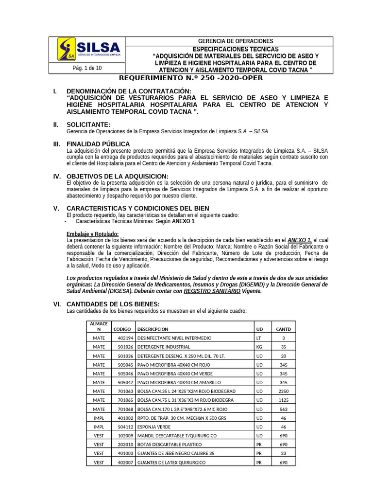 Modelo de EETT - TACNA | PDF | El plastico | Higiene