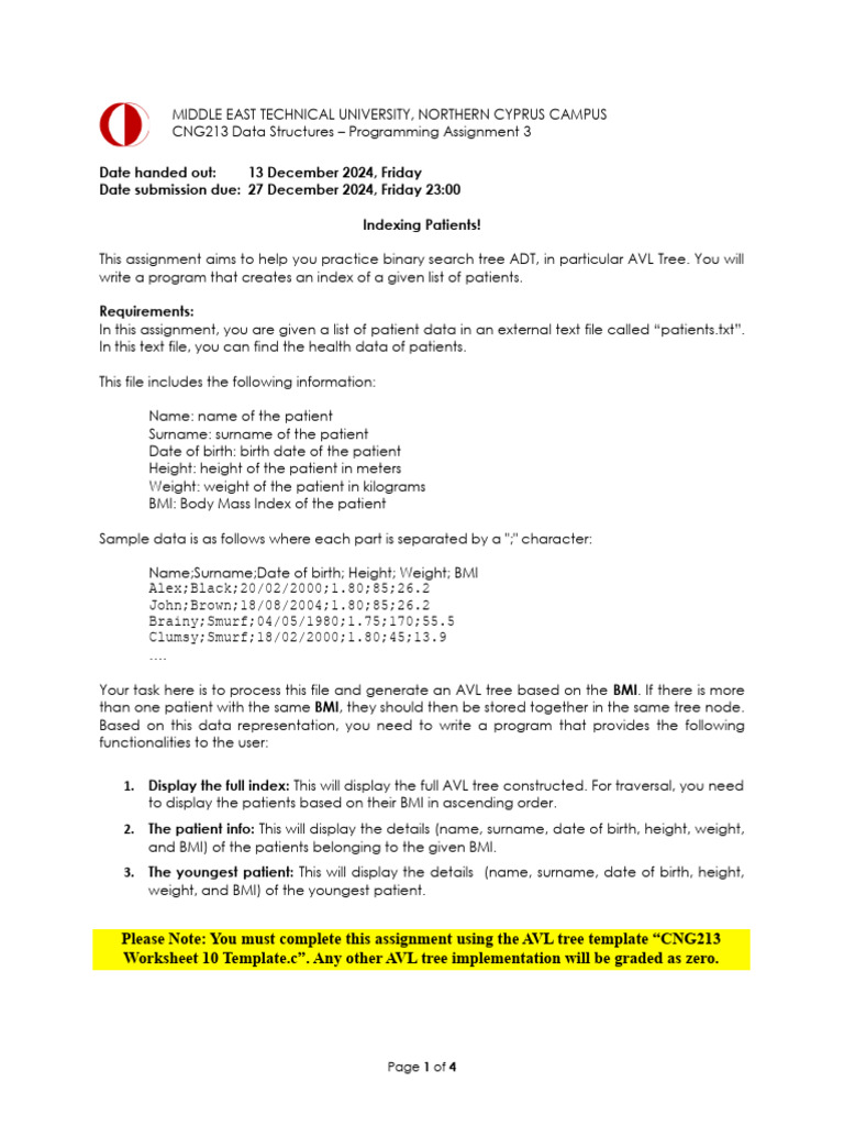 CNG213Assignment3 Fall 2024 2025 | PDF | Modular Programming | Library ...