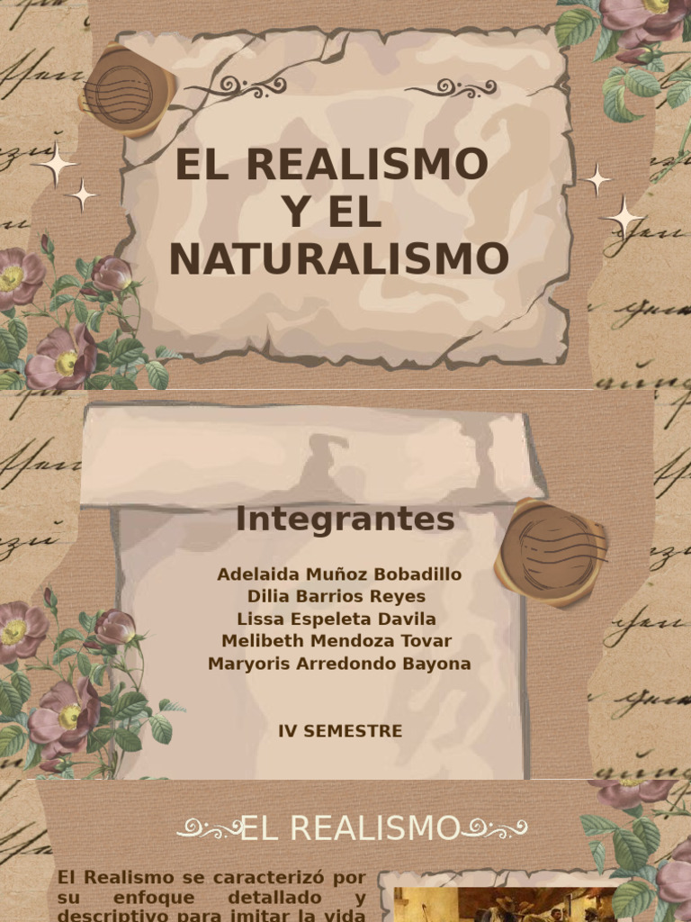 Realismo y Naturalismo | PDF | Realismo literario