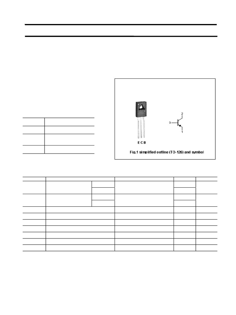2SB649 2SB649A | PDF | Bipolar Junction Transistor | Electrical Circuits