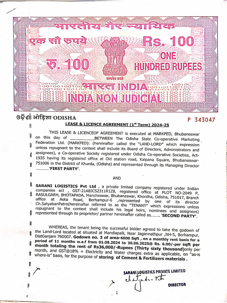 Markfed Gdn Agreement | PDF