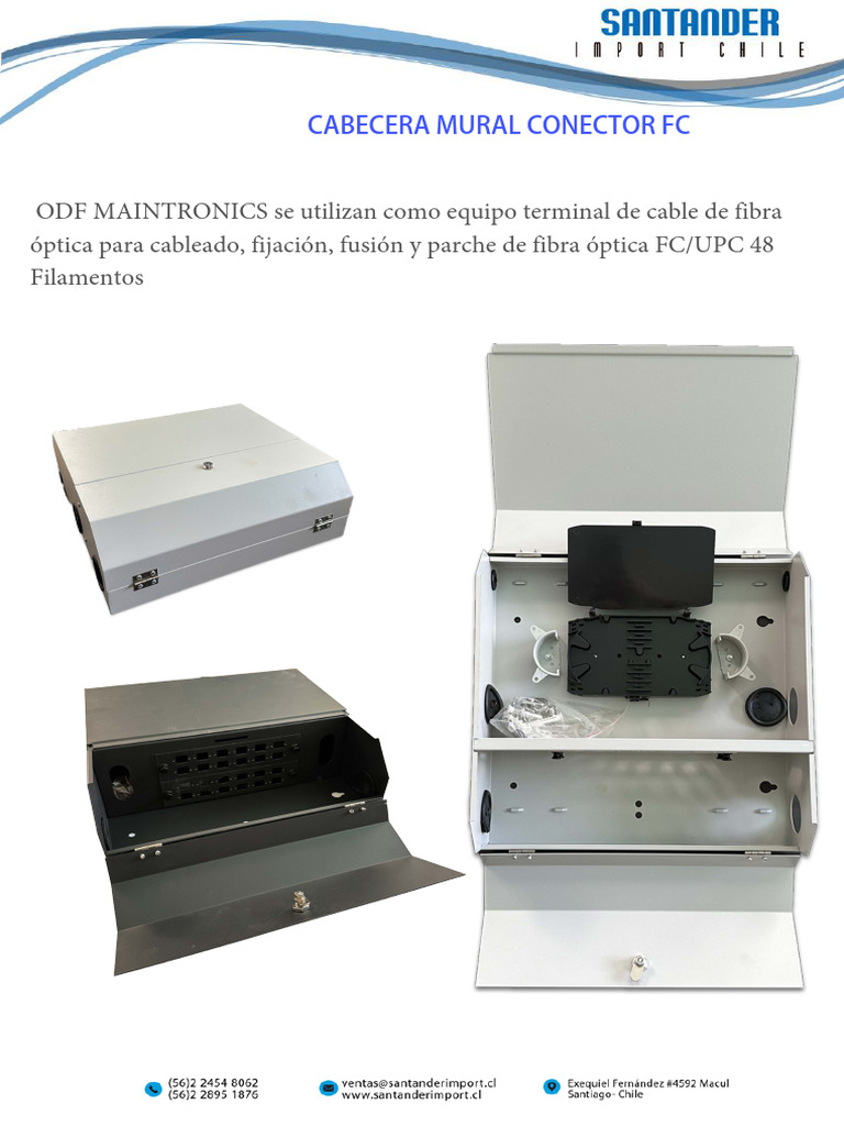 CABECERA MURAL 48 Filamentos - Maintronics | PDF