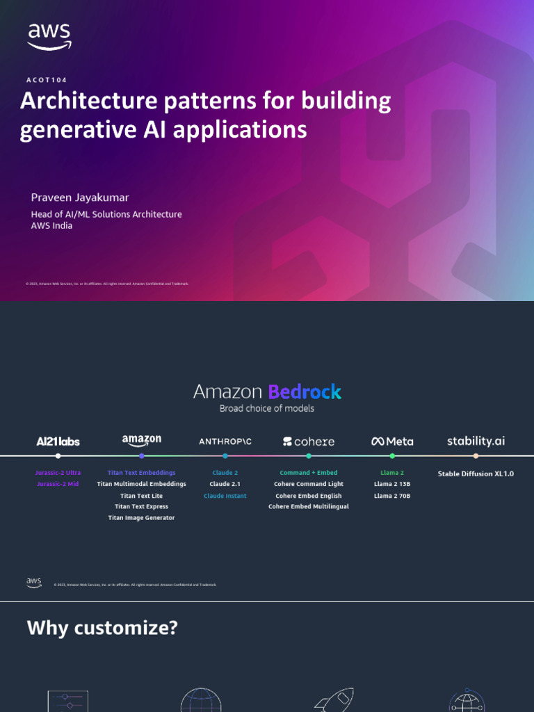 Architecture Patterns For Building Generative Ai Applications Pdf Information Retrieval