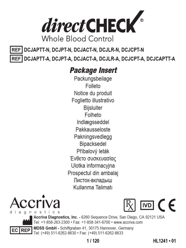 Direct Check Act Control | PDF | Assay