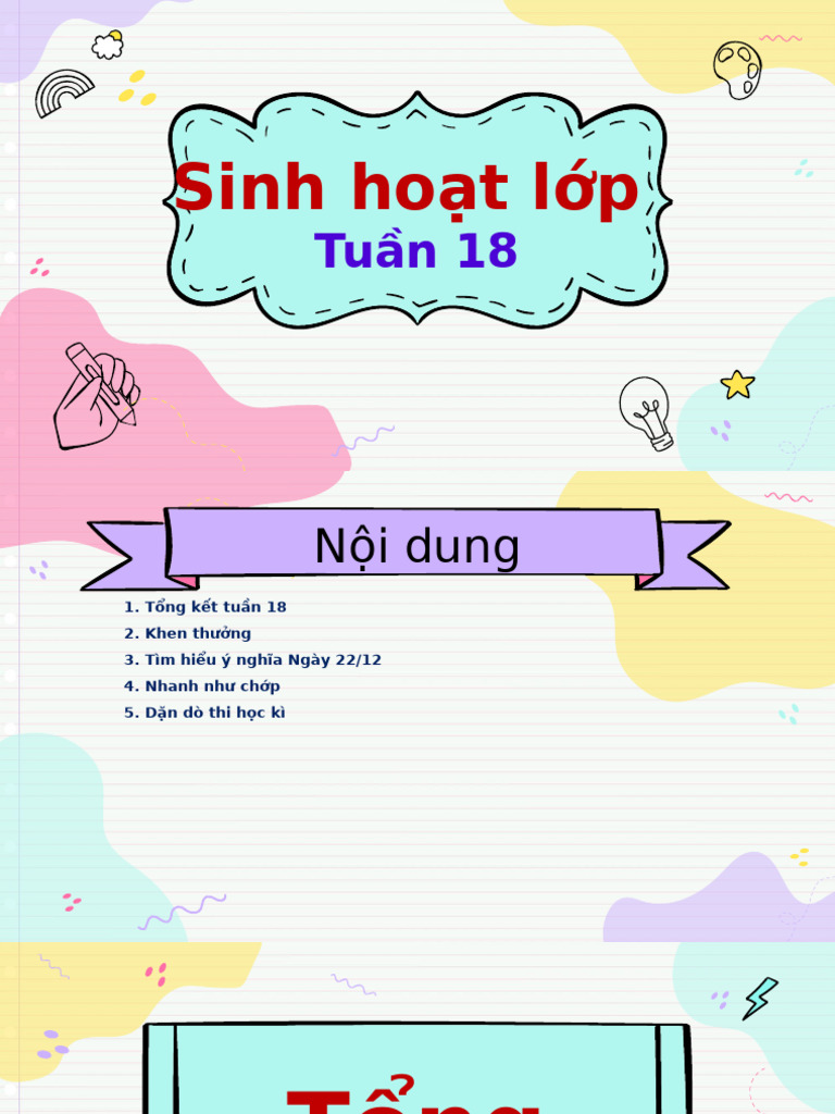 SHL. TUẦN 18 | PDF
