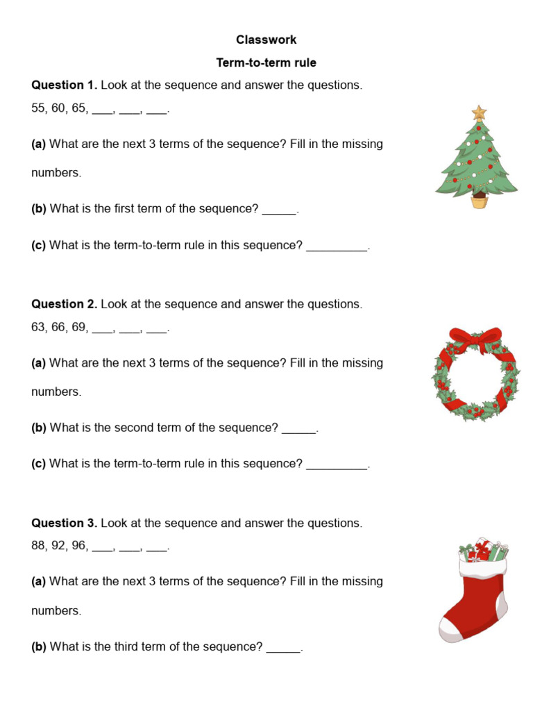 Term-To-Term Rule | PDF