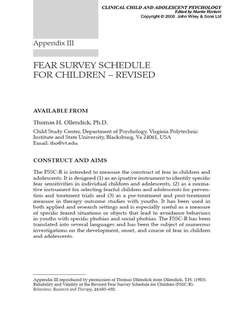 Clinical Child and Adolescent Psychology - 2006 - Herbert - Appendix ...