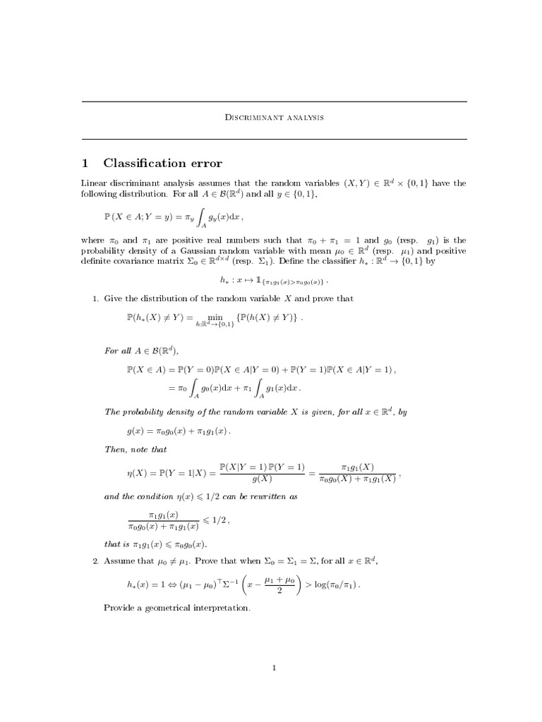 training_LDA_correction | PDF | Mathematical Analysis | Mathematical Physics