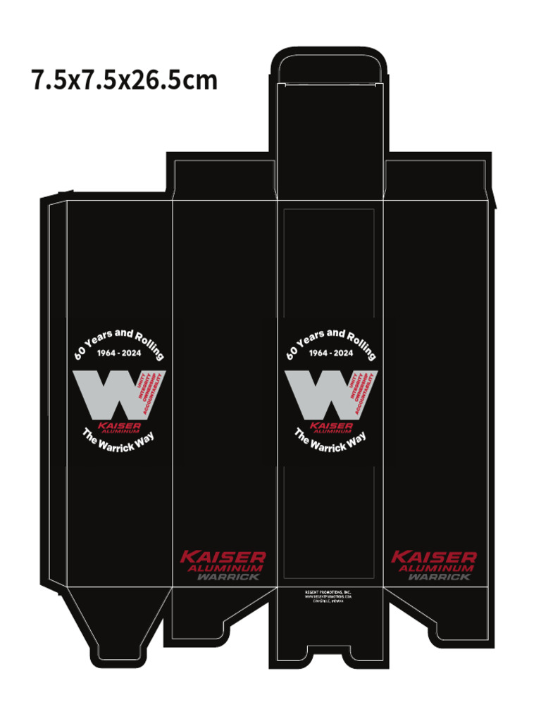 die-cut of custom box | PDF