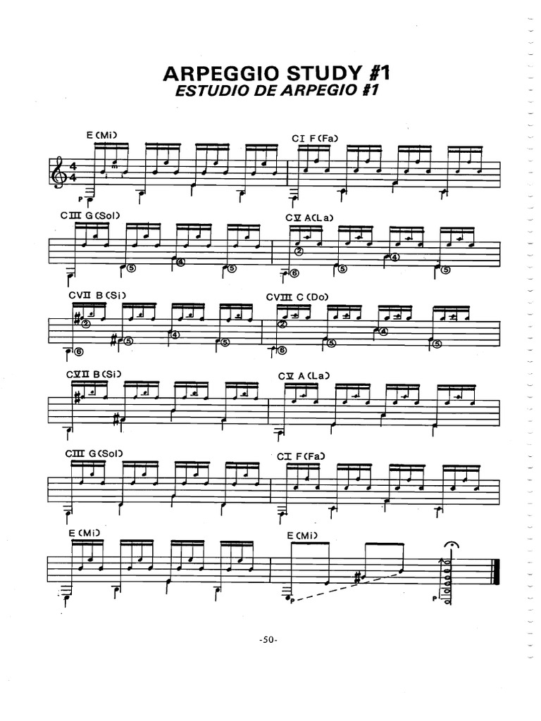 Mariano Cordoba - Arpegio 1 | PDF