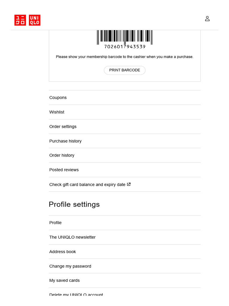 Account - Uniqlo Se | PDF