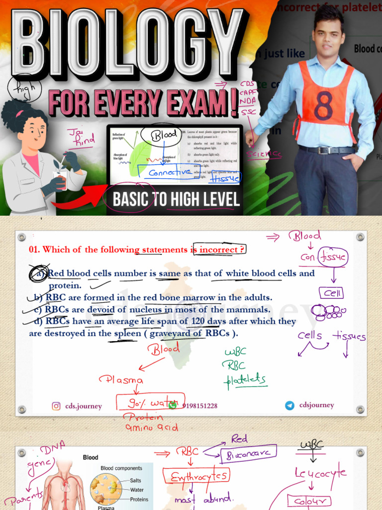 Complete Biology For Every Exam... | PDF | Epithelium | White Blood Cell
