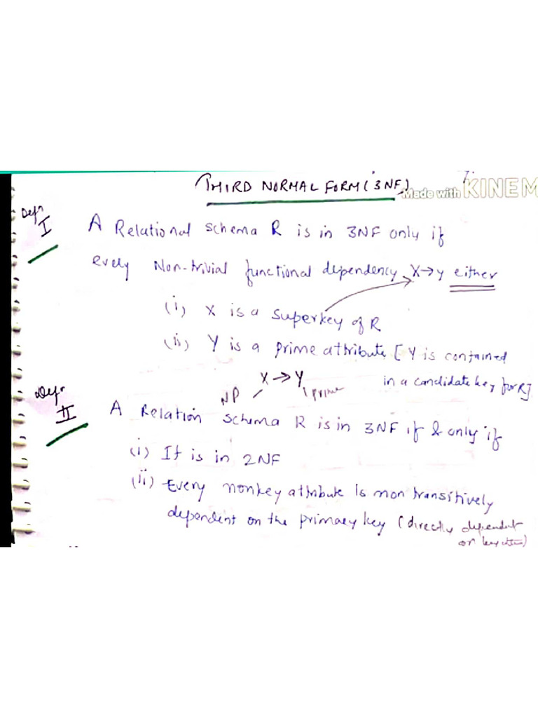 3nf-normal-form-dbms-107-109 gu | PDF