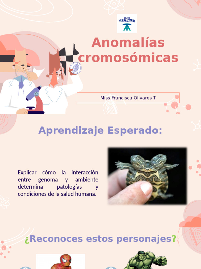 Anomalias Cromosomicas Actualizado | PDF | Mutación | Síndrome de Down