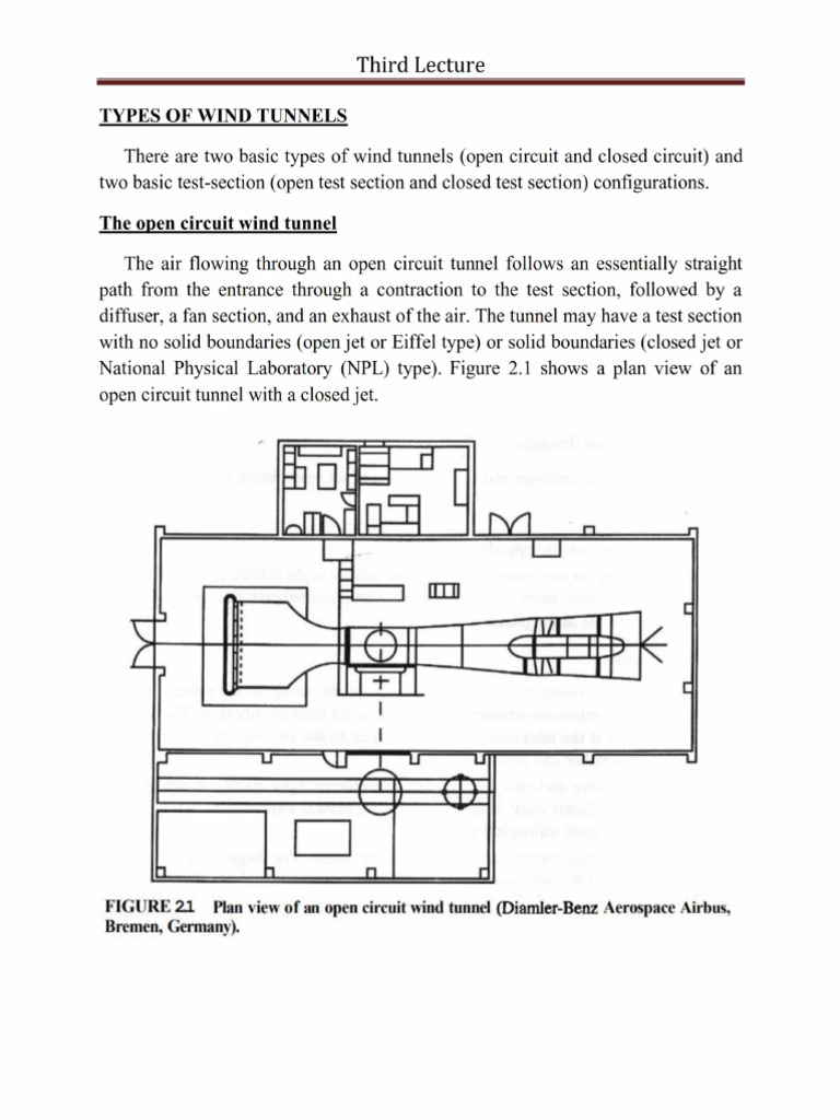 Lecture 3 - Wind Tunnels | PDF