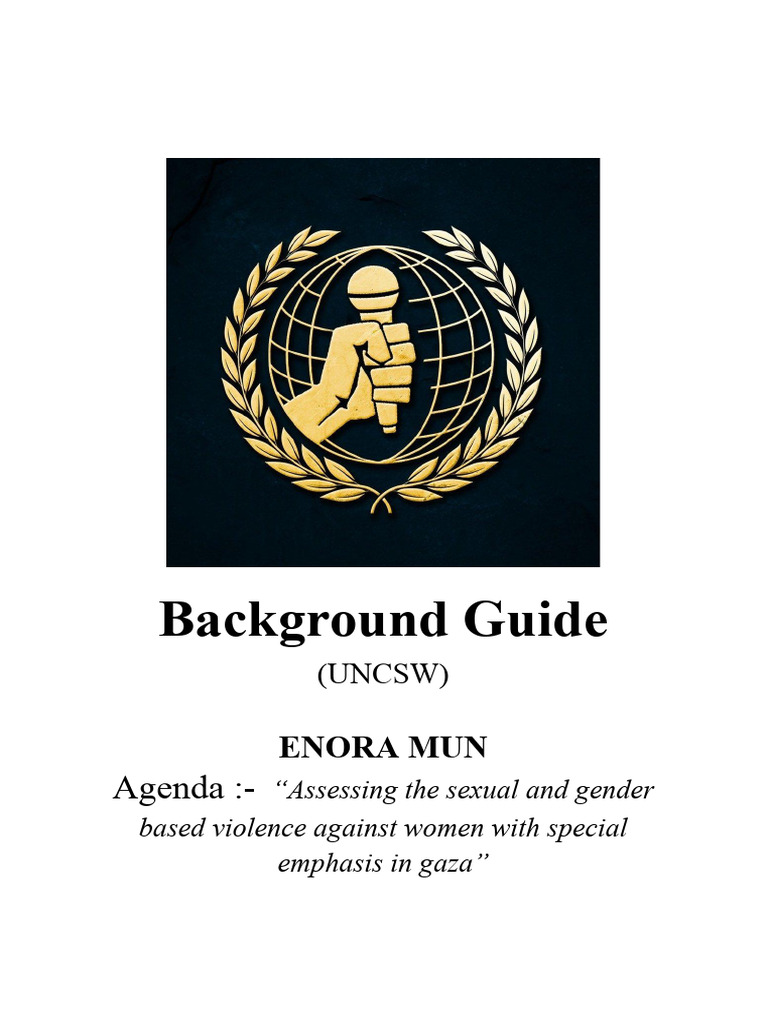 Background Guide ENORA MUN UNCSW | PDF | Convention On The Elimination ...
