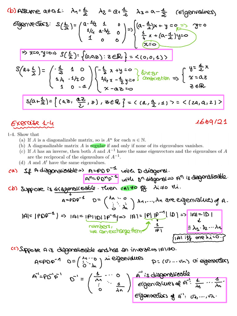 Advanced Maths | PDF | Eigenvalues And Eigenvectors | Numerical Analysis