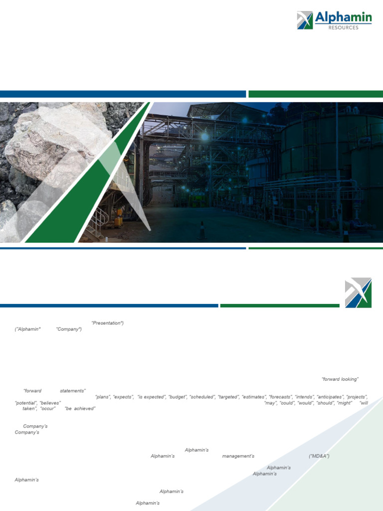 Alphamin Corporate Profile 20 Oct 20 | PDF | Mining | Renewable Energy