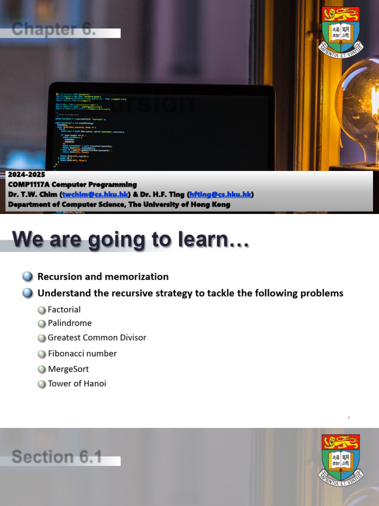 Chapter_6_Recursion | PDF | Recursion | Iteration Chapter_6_Recursion | PDF | Recursion | Iteration