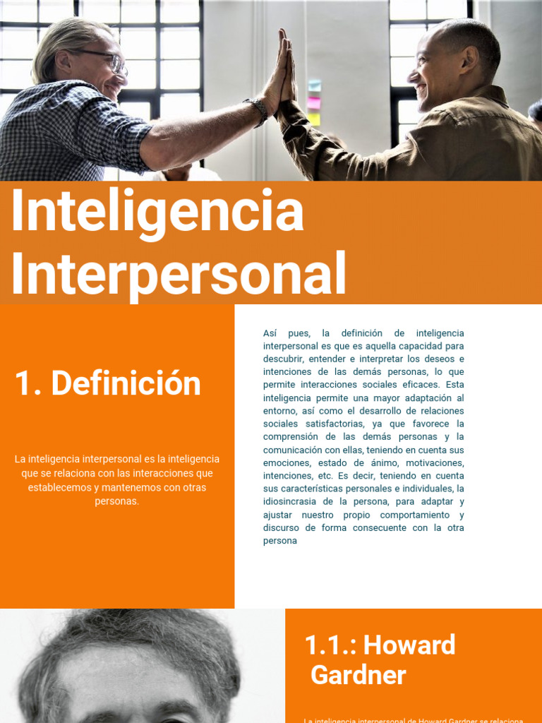 Definición y Ejemplos de Inteligencia Interpersonal | PDF ...
