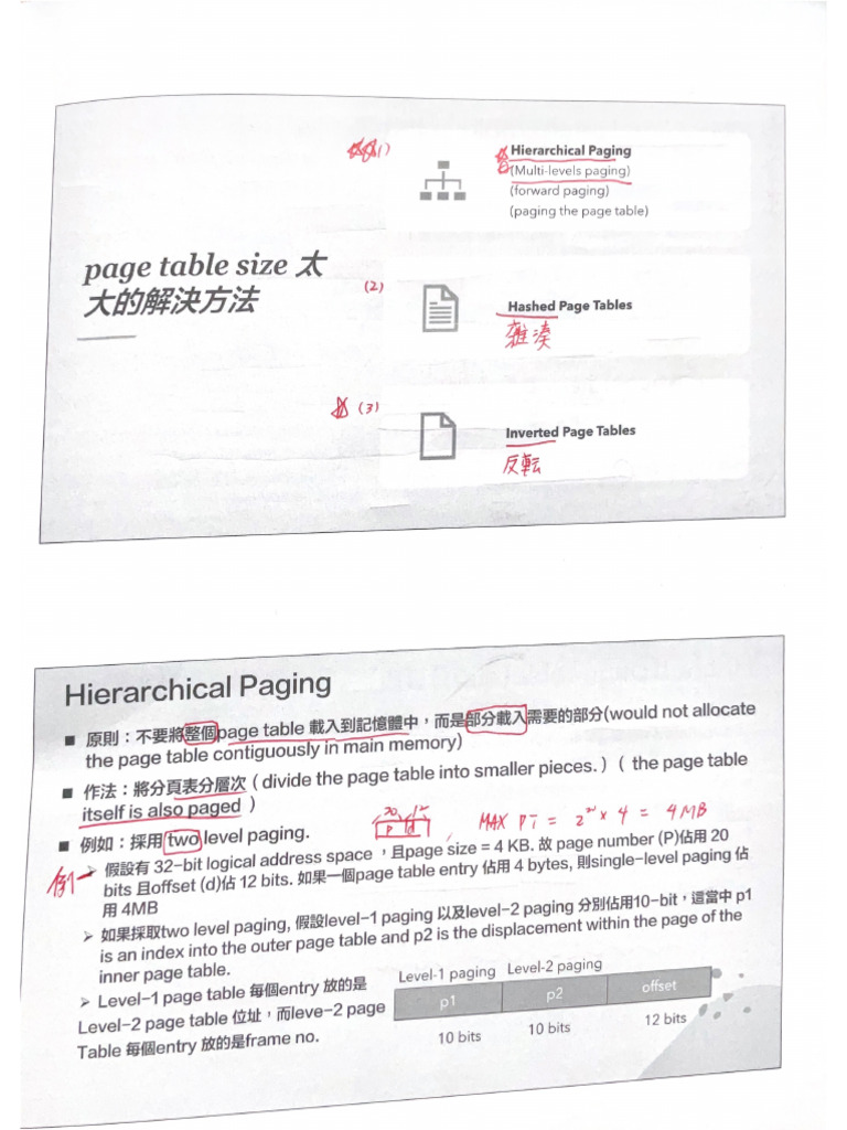 Hierarchical_Paging | PDF | Computer Memory | Operating System Technology Hierarchical_Paging | PDF | Computer Memory | Operating System Technology