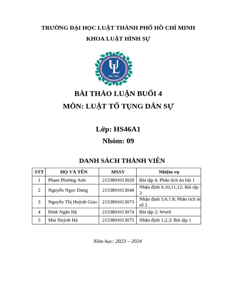 BTTuan4-Nhom09-HS46A1-161024-1 | PDF