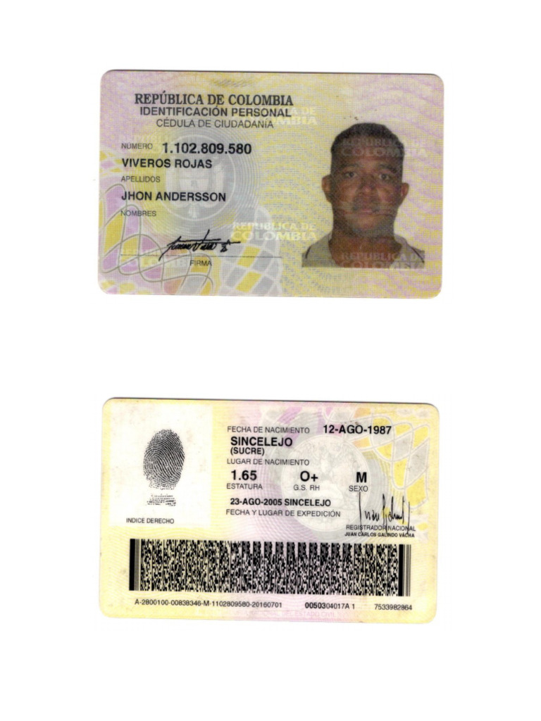 CEDULA JHON ANDERSON VIVEROS ROJAS (1) | PDF
