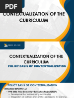 Indigenization and Contextualization of The Curriculum | PDF ...