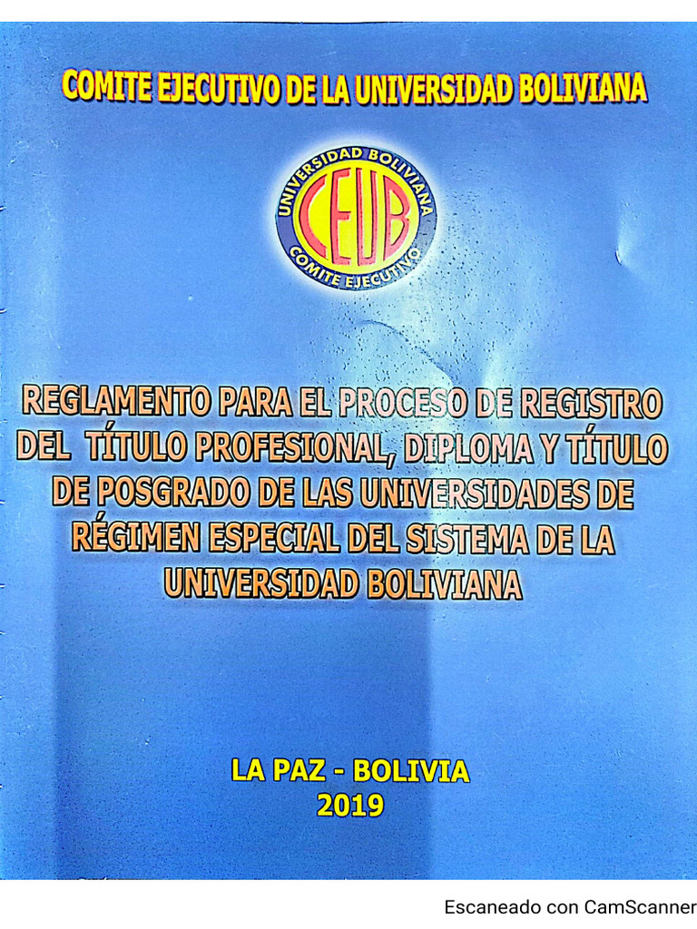 06 Reg - Registro.Titulo - Prof.Diploma - Título.Posgrado - Univ.Reg - Esp. | PDF