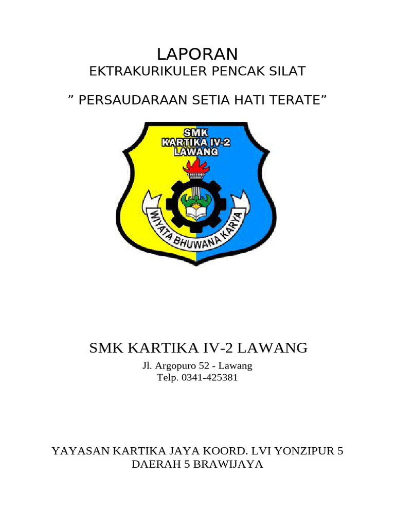 Laporan Pencak Silat | PDF