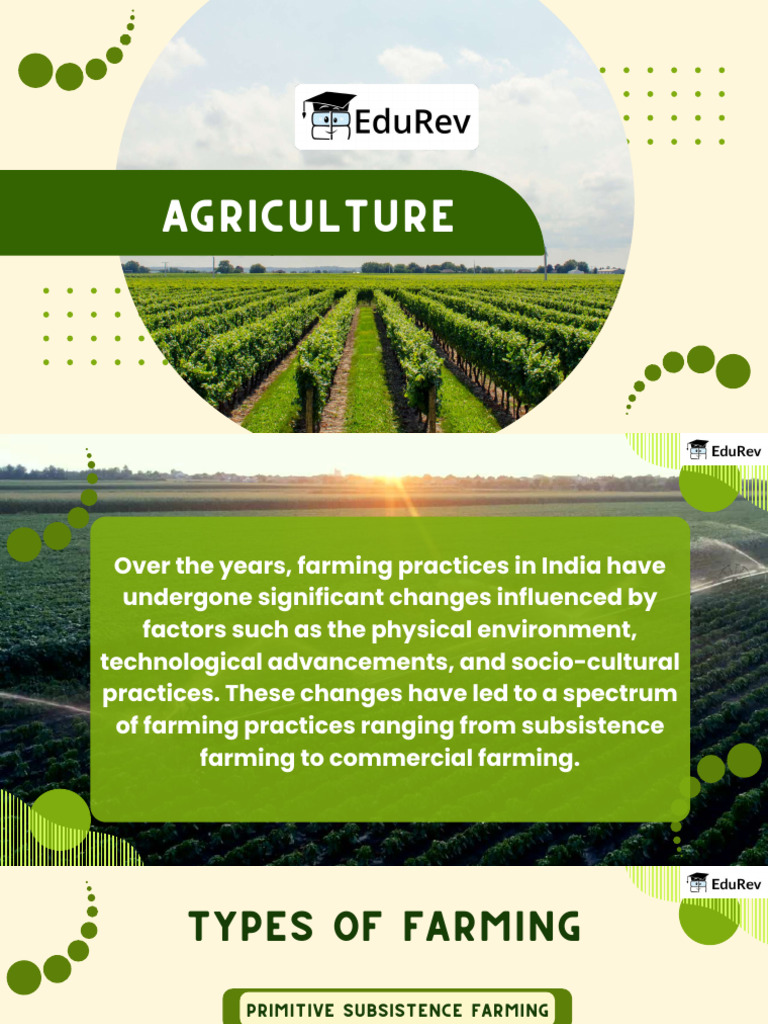 Agriculture | PDF | Agriculture | Intensive Farming
