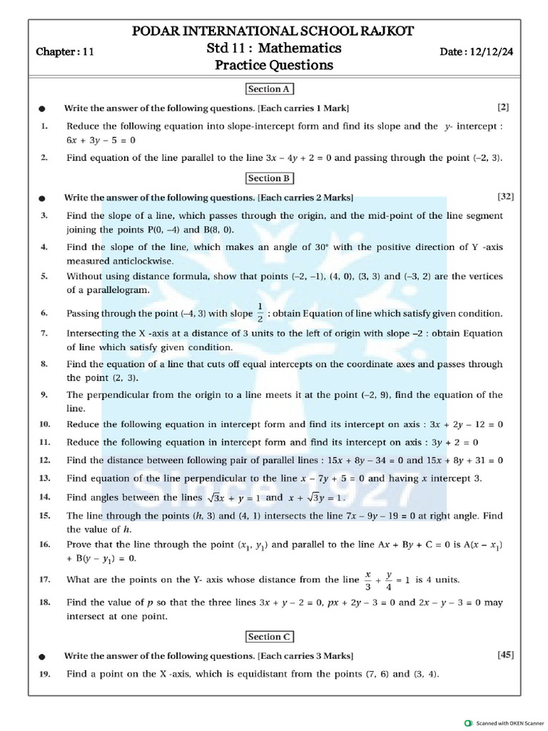 PracticeQuestions - D12 Dec 2024 | PDF