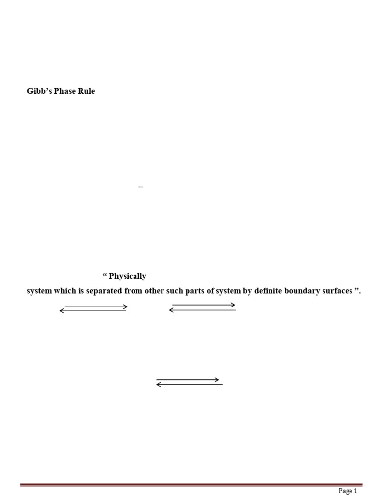Phase Rule | PDF | Phase Rule | Phase (Matter)