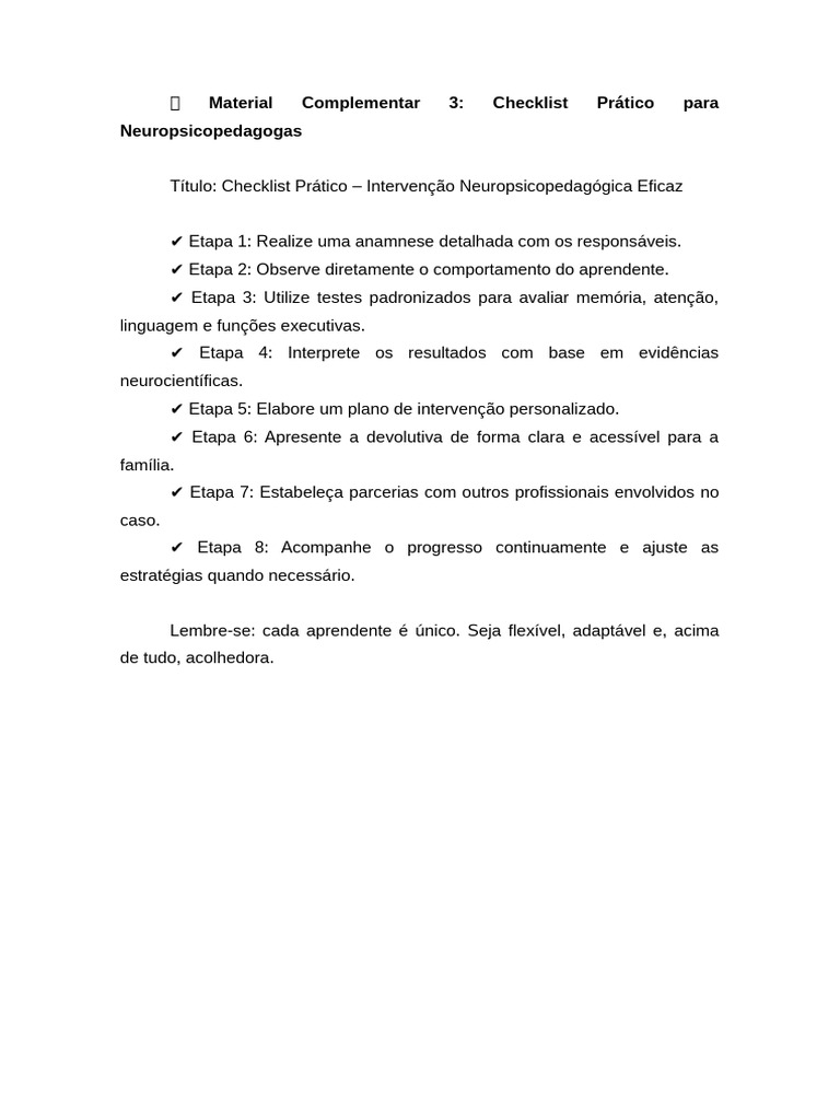 ? Material Complementar 3 | PDF