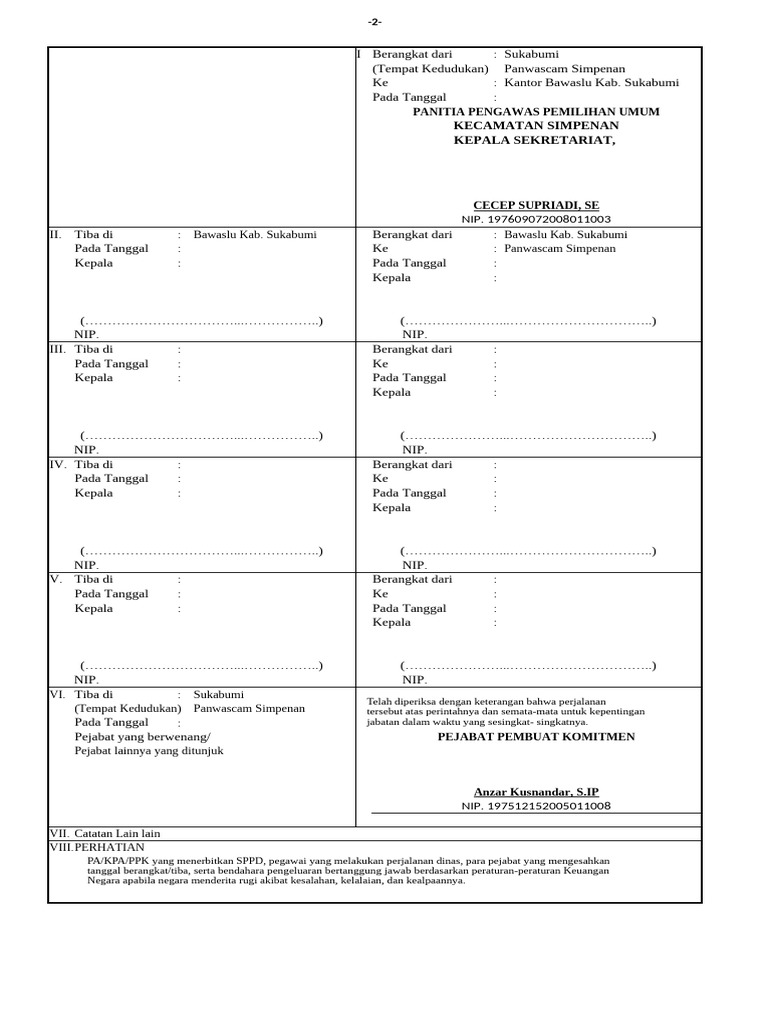 Visum Belakang Desember 2022 | PDF