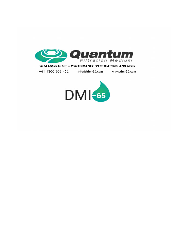 2014 DMI 65 Users Guide and Performance Guide MSDS | PDF | Hydroxide ...