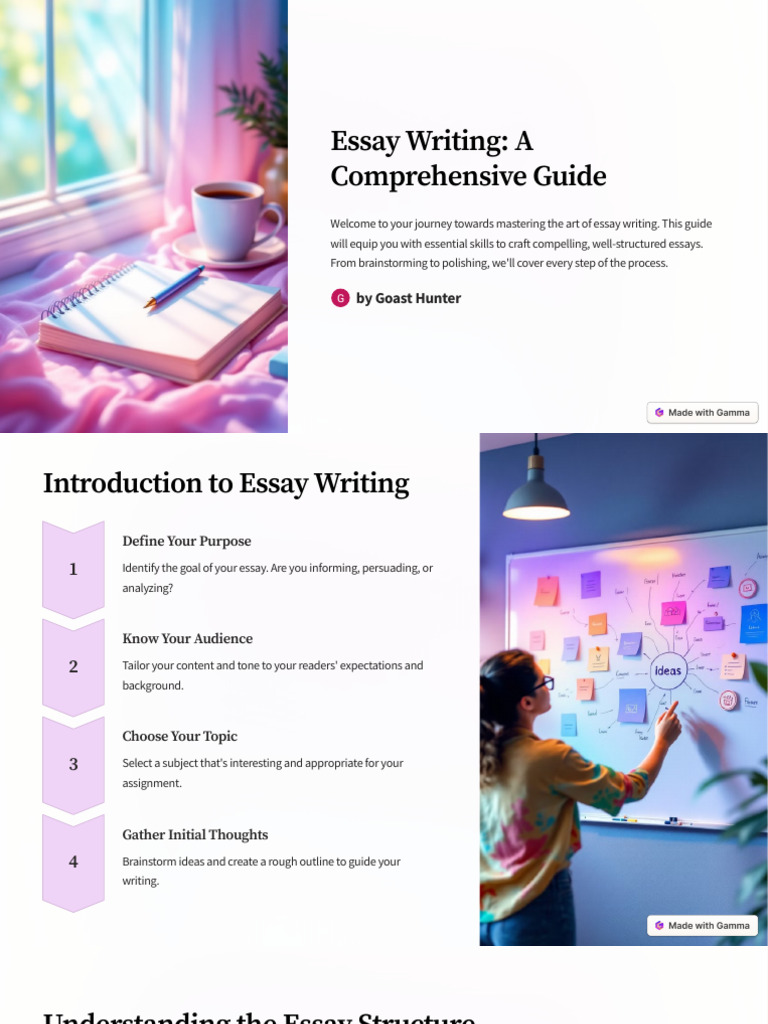 Mastering Essay Writing Skills Guide | PDF | Essays | Argument