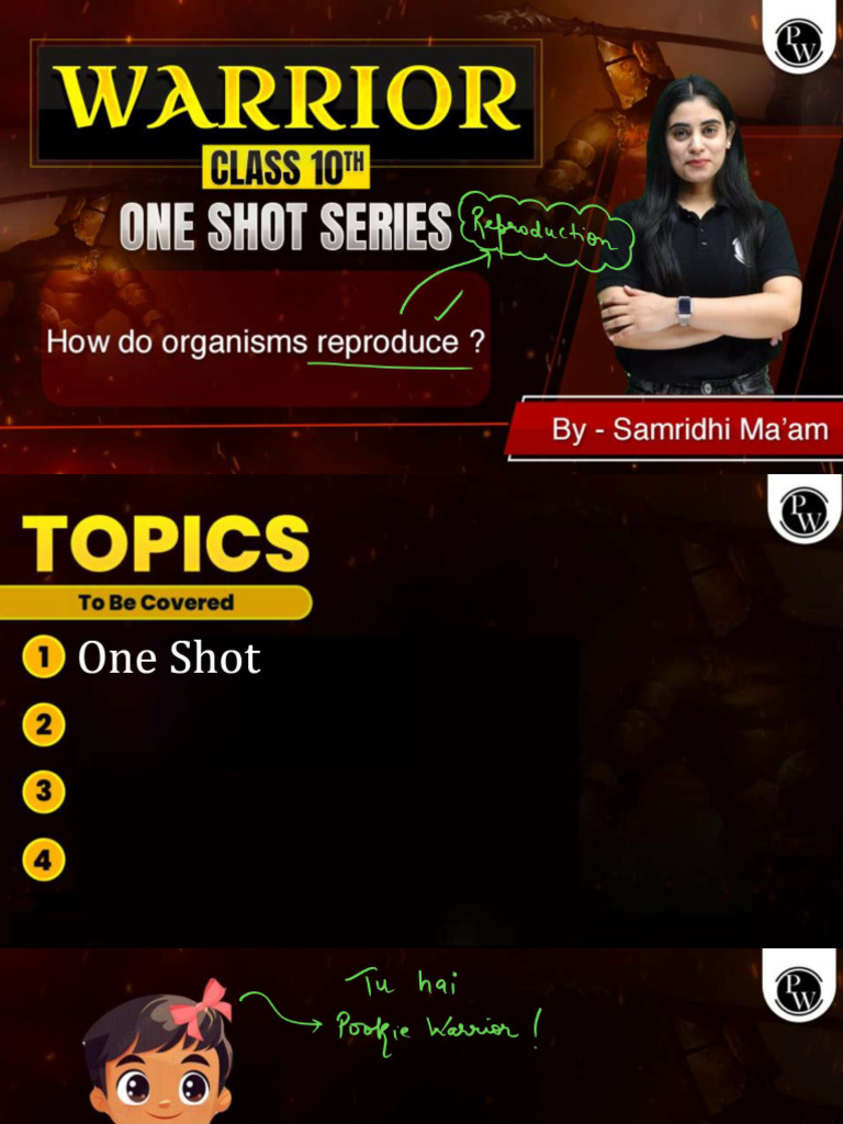 HOW DO ORGANISMS REPRODUCE?: Class Notes - Warrior 2025 | PDF