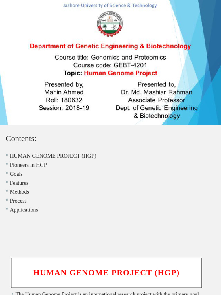 Human Genome Project | PDF | Human Genome | Dna Sequencing