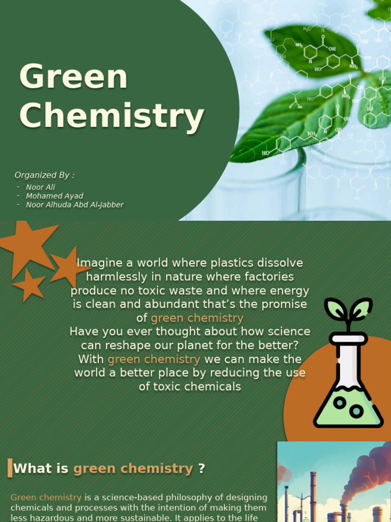 Green Chemistry | PDF | Green Chemistry | Chemistry