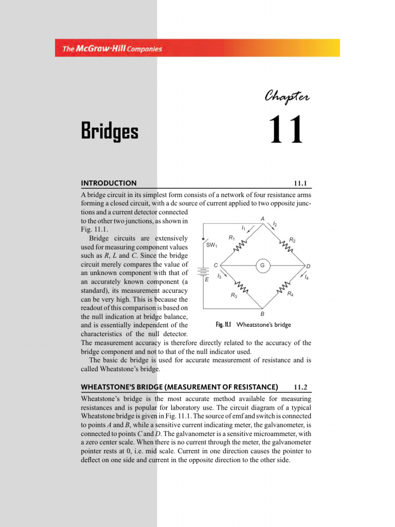 DC Bridge | PDF | Electrical Resistance And Conductance | Electrical ...