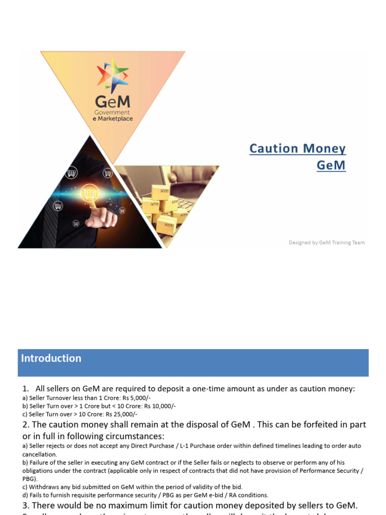 Caution Money Um 1 - 1603281718 | PDF | Banks | Money