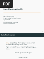 R Dplyr CheatSheet | PDF