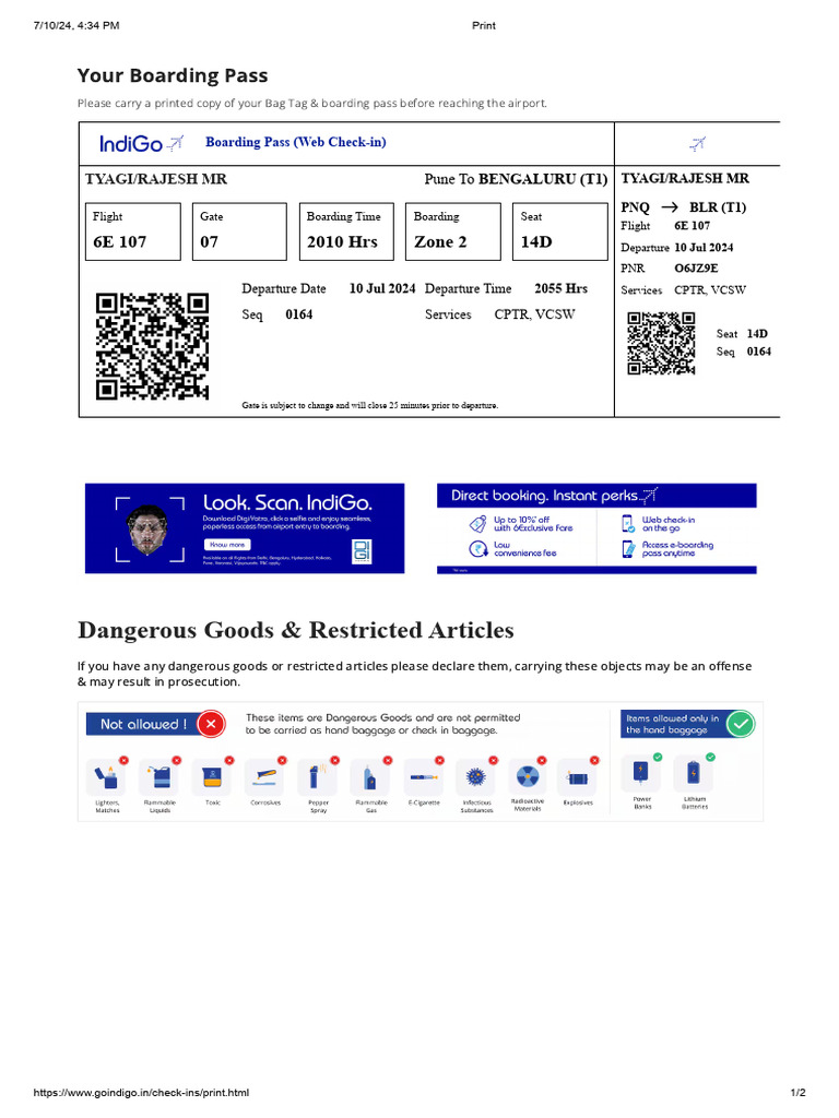 Boarding Pass..1 | PDF | Aviation